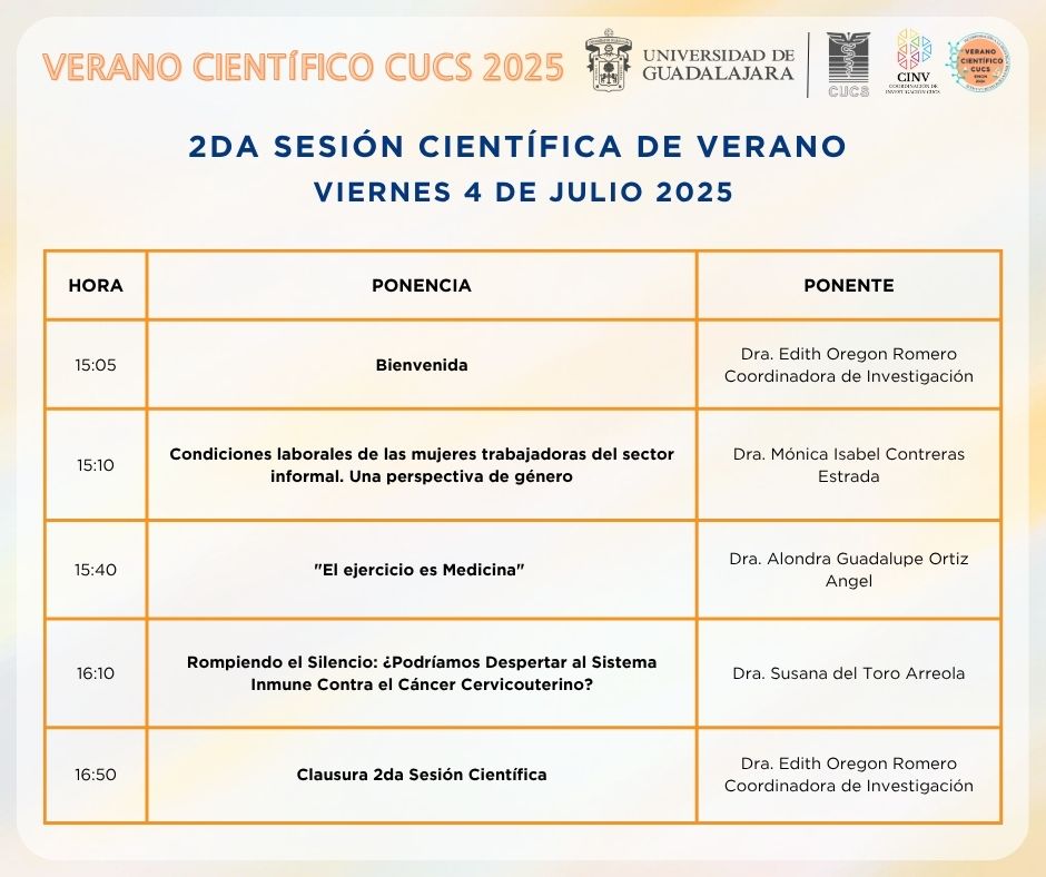 Verano Científico CUCS 2025 | Investigación